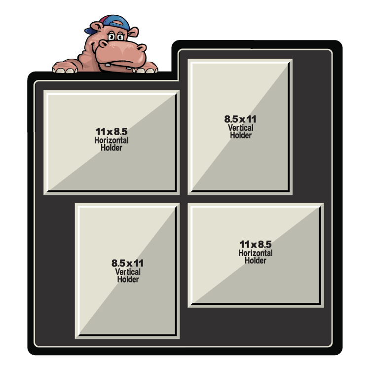 Hippo Information Station Signs | Themed Paper Holders | PunchArt ...